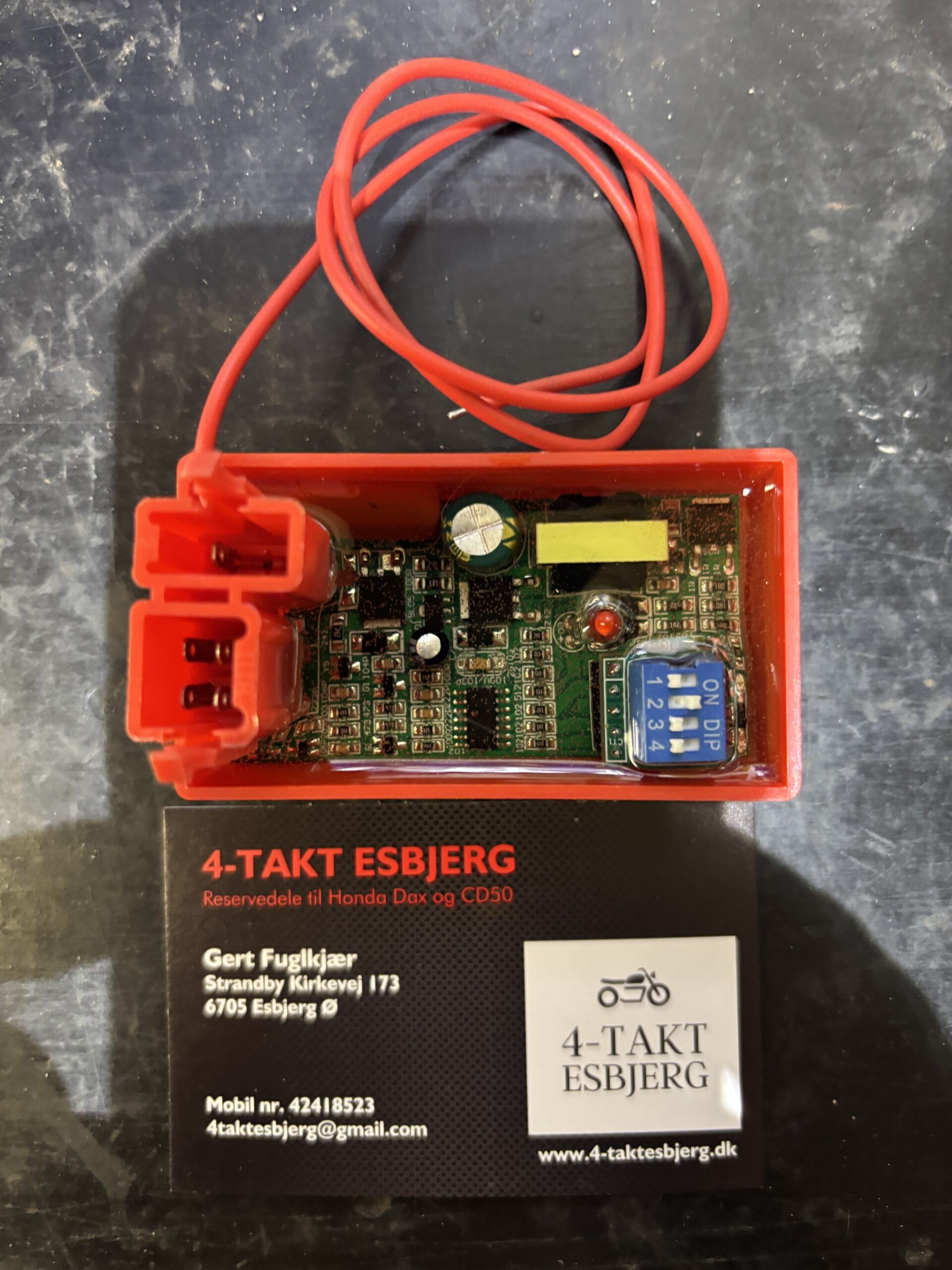 CDI Box (justerbar), 6 PIN stik til Honda Benly 12V AC/DC - 4-takt Esbjerg